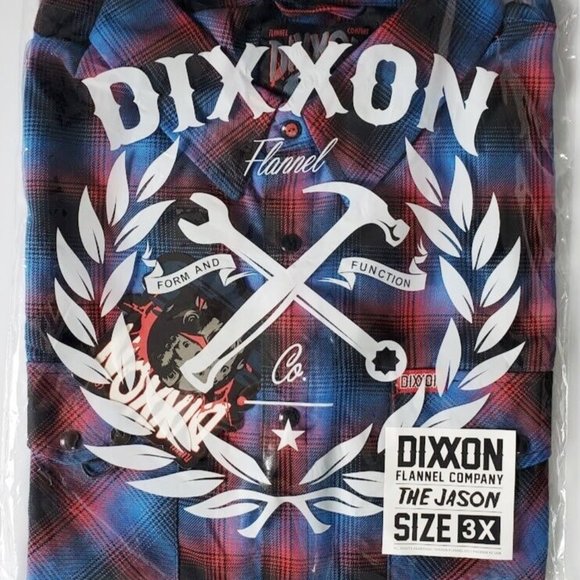DIXXON | Shirts | Dixxon Flannel Co Mens The Jason Flannel Shirt 3x Nib ...